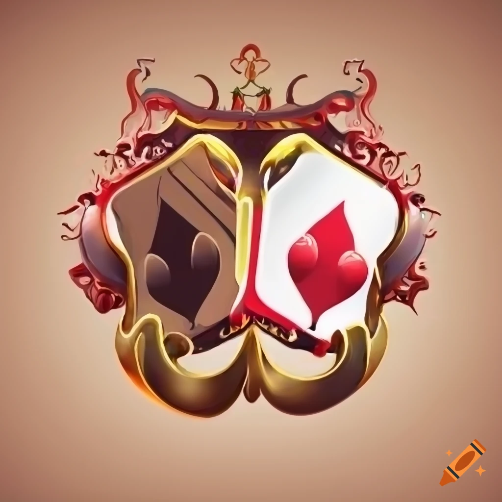 Logo for a card game on Craiyon
