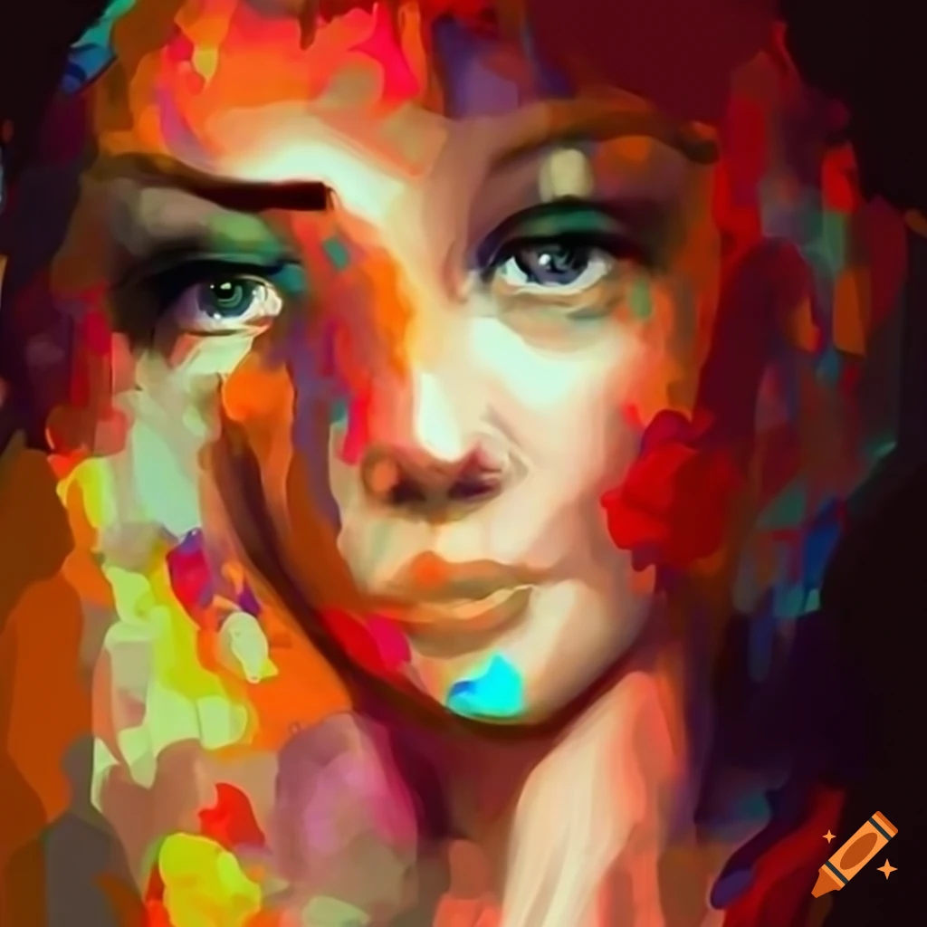 Intense gaze on Craiyon