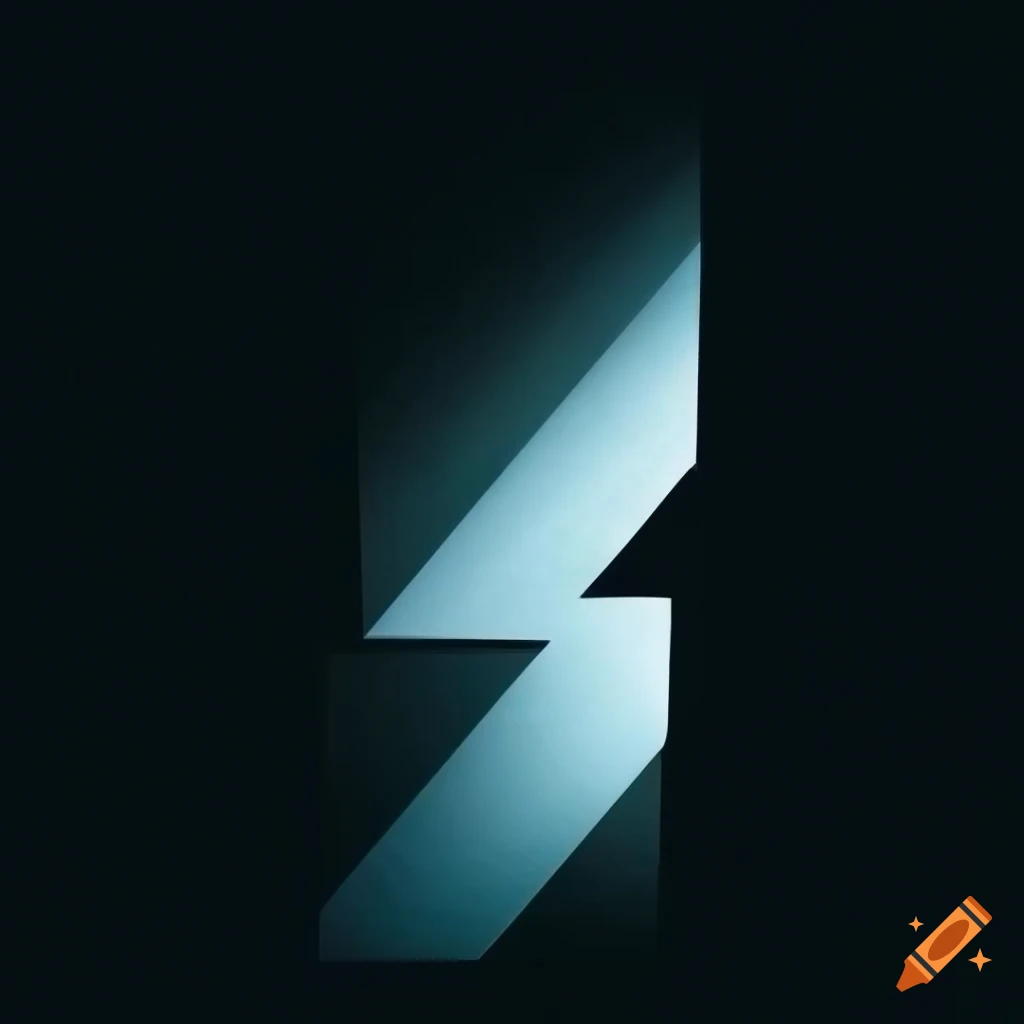 Sleek modern monochrome logo for rave event with double S on Craiyon