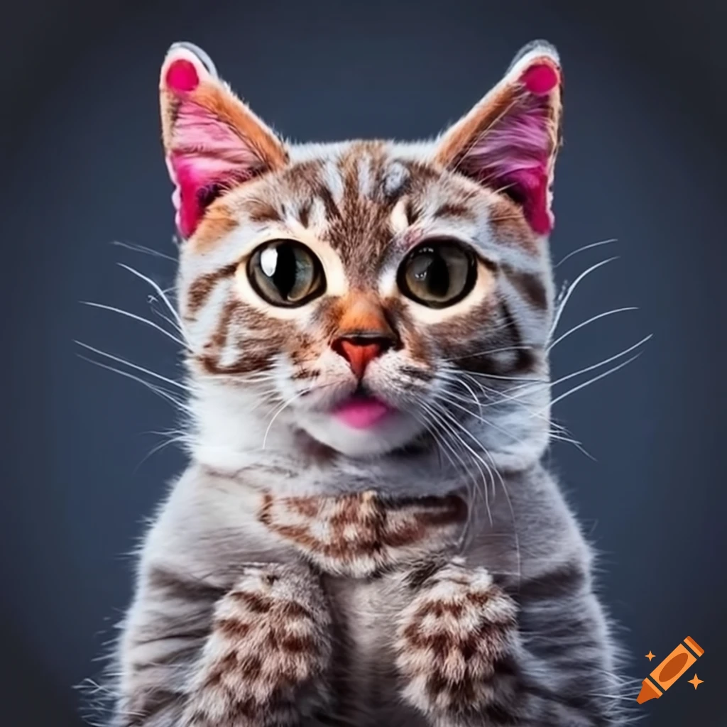 Cute toy cat on Craiyon