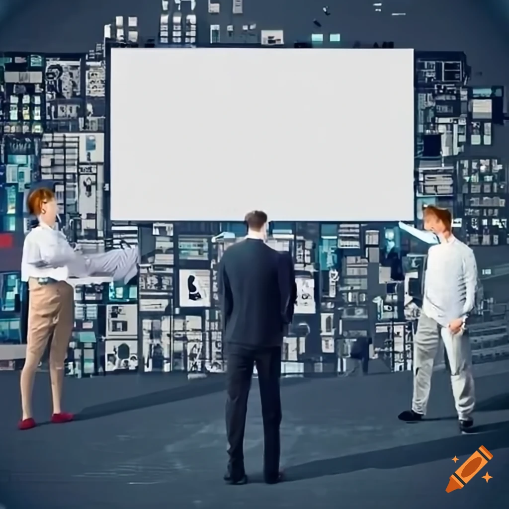 Data analysts and scientists brainstorming around graphical data ...