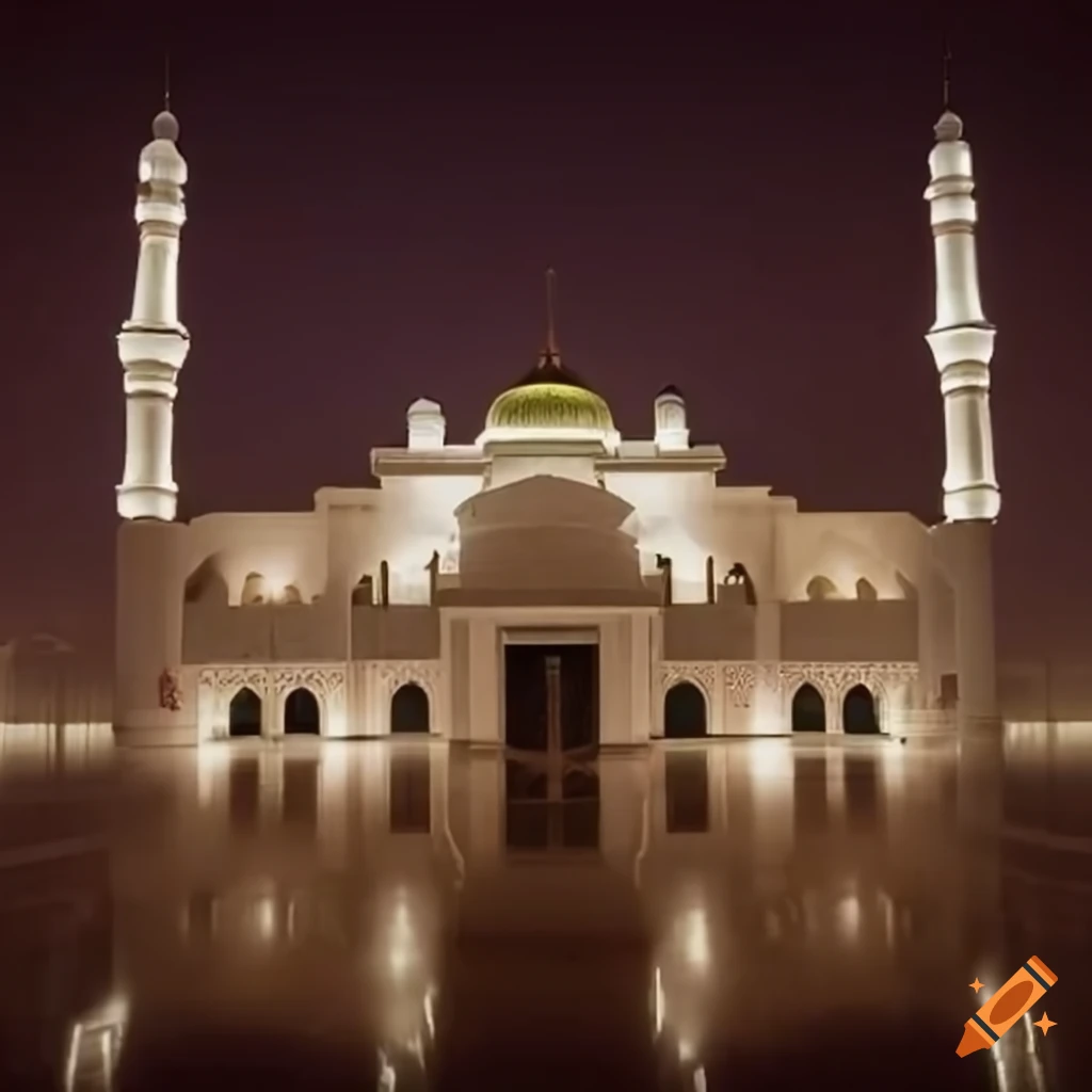 Mosque architecture on Craiyon