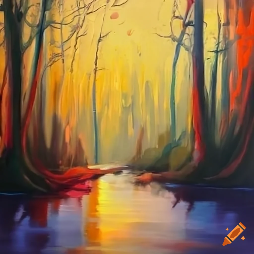 Abstract environment concept on Craiyon