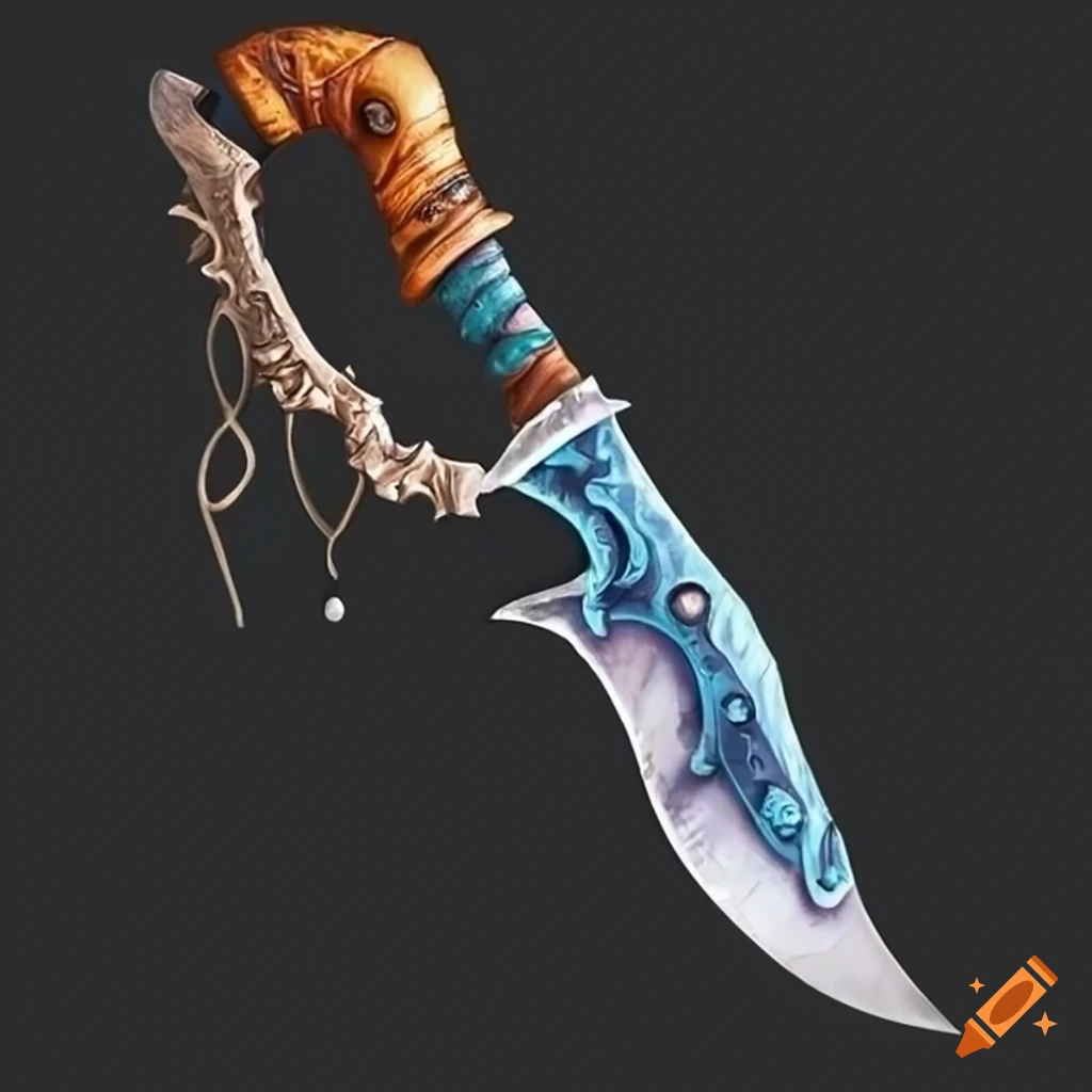 Fantasy magical machete on Craiyon