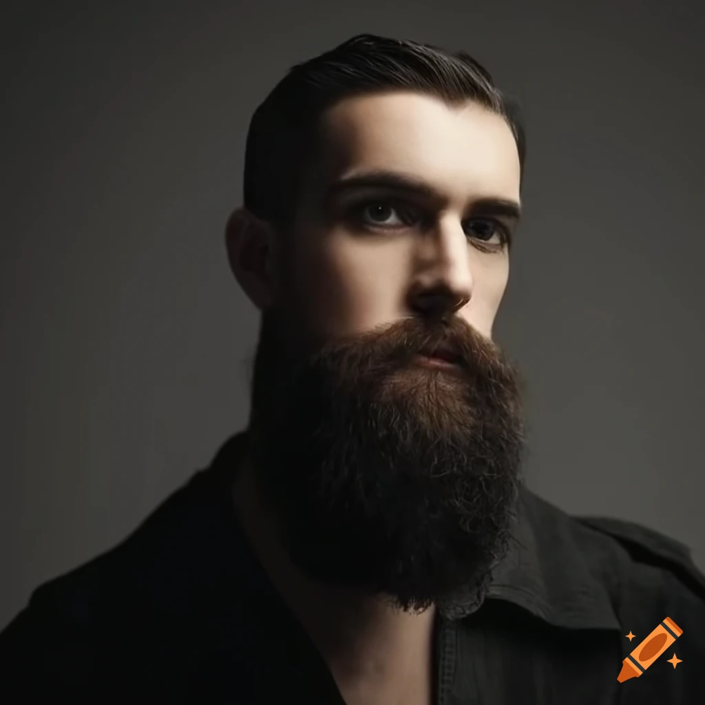 Man with a beard on Craiyon