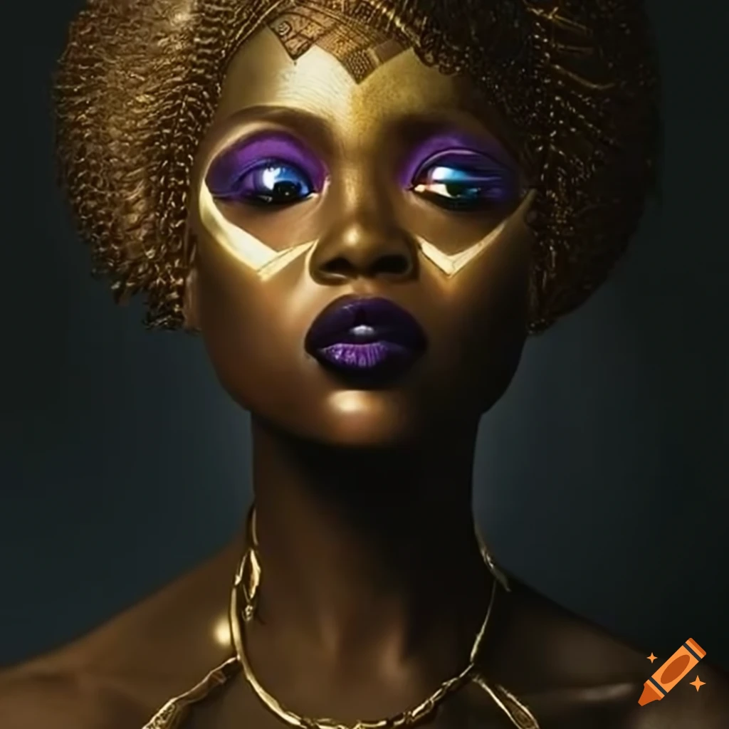 Afrofuturism black woman on Craiyon