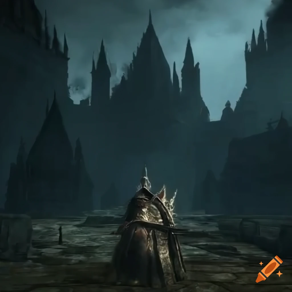 Chateaux de lothric from dark souls 3 on Craiyon