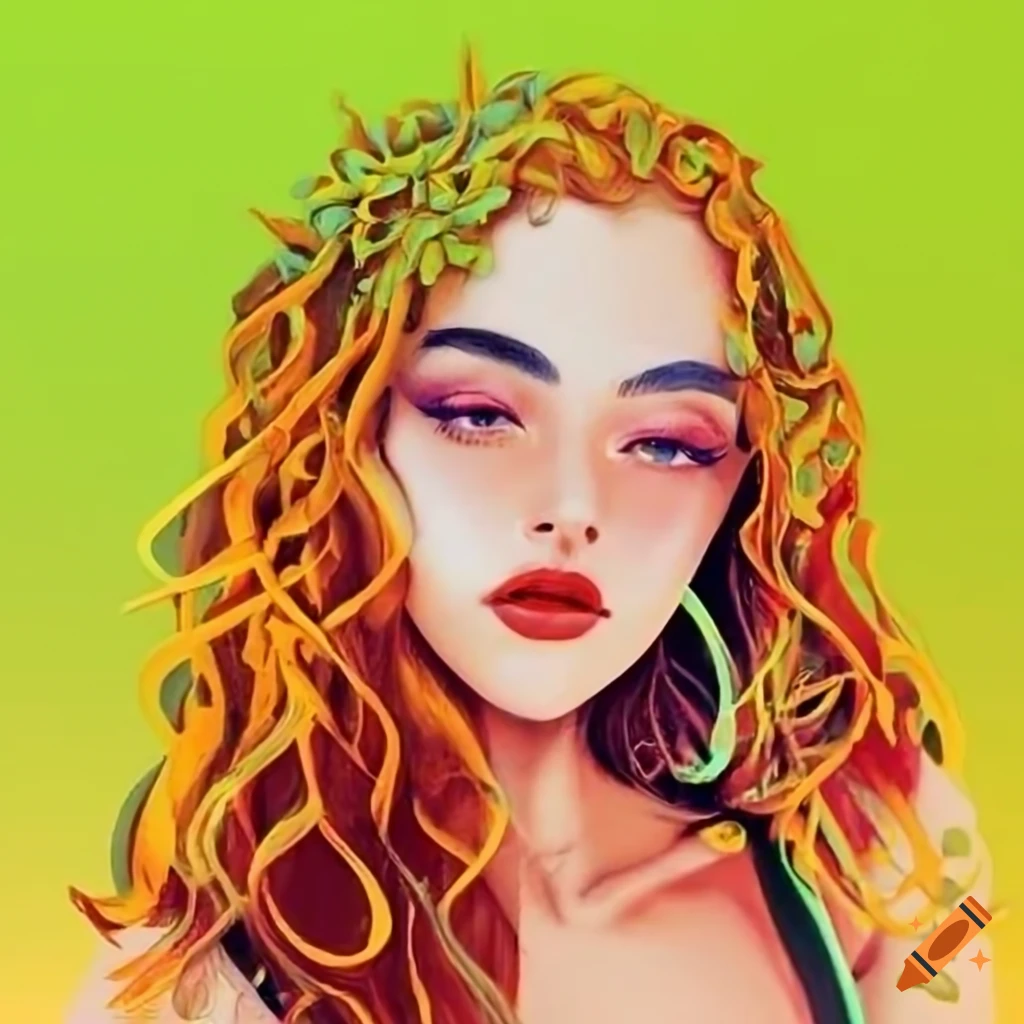 Cannabis girl on Craiyon