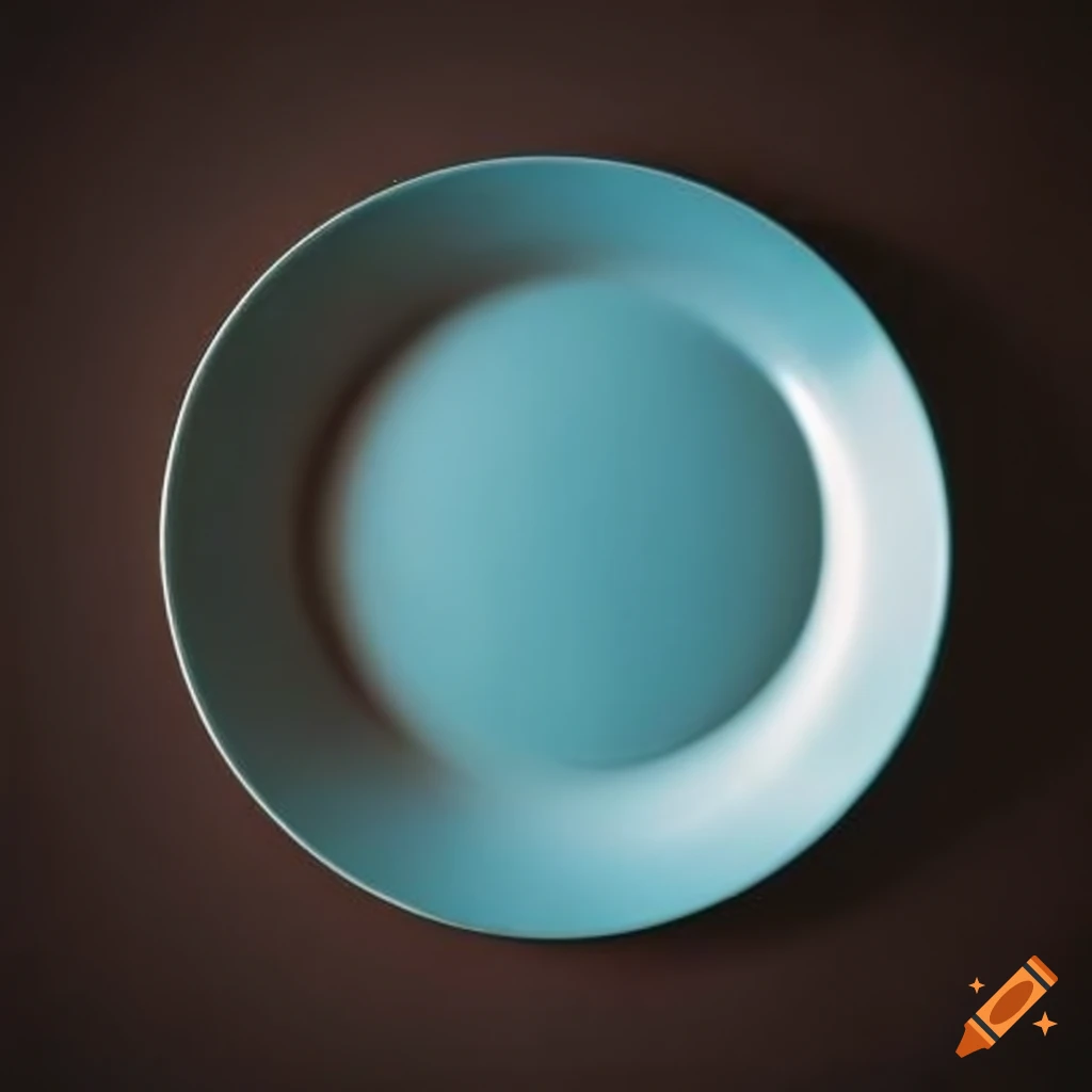 Empty plate on Craiyon