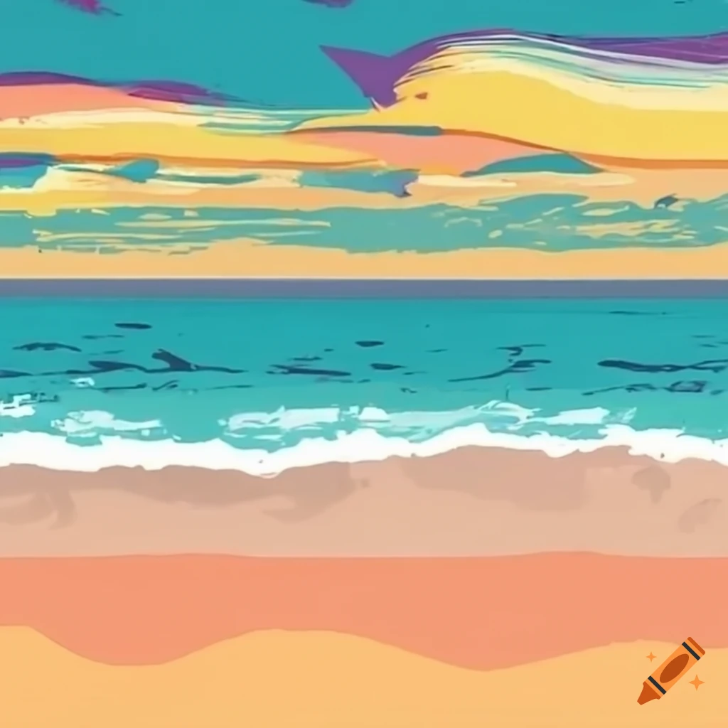 Beach in spain on Craiyon