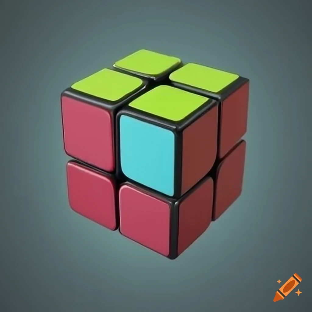 Rubix cube on Craiyon
