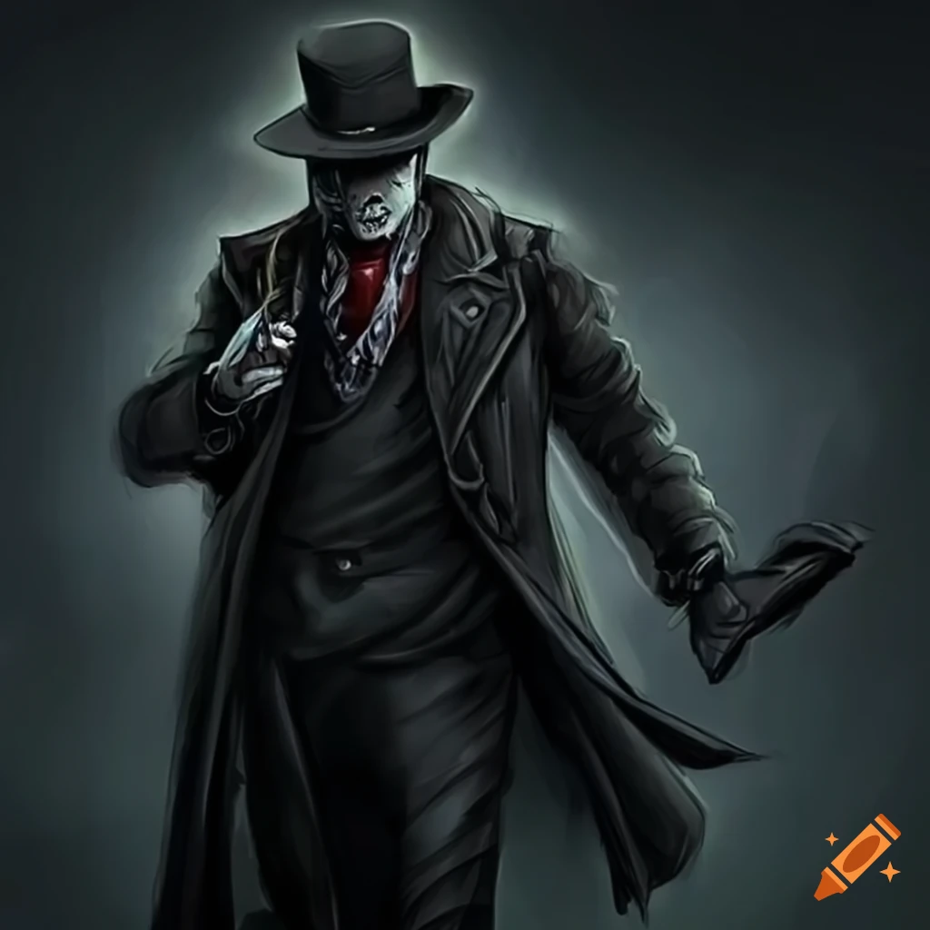 Crow depicted as a gangster on Craiyon