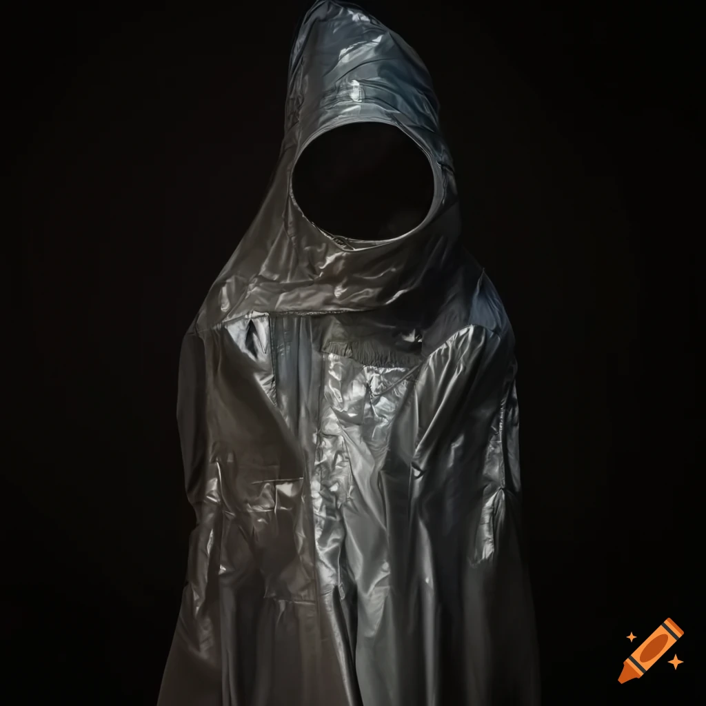 Plastic pollution jacket on Craiyon