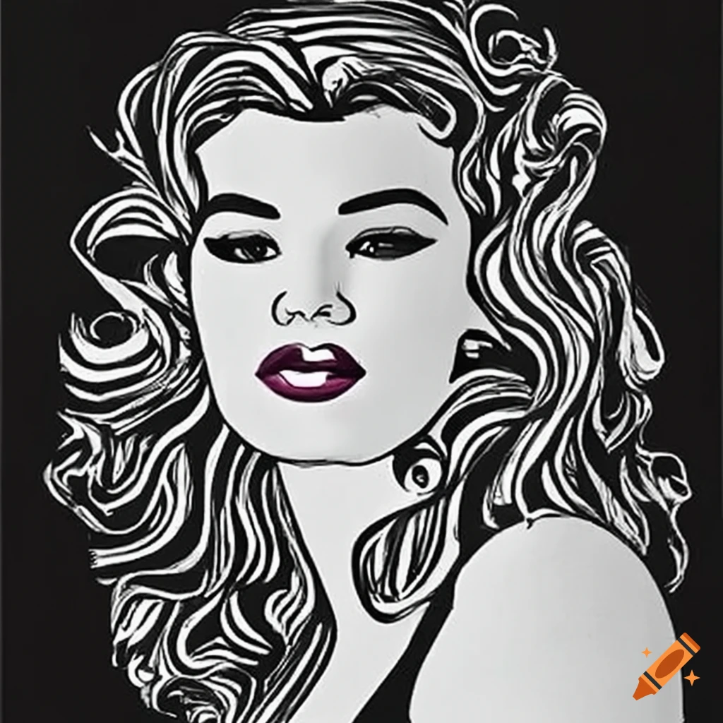 Line-art drawings of women by jack kirby showcasing high fidelity and ...