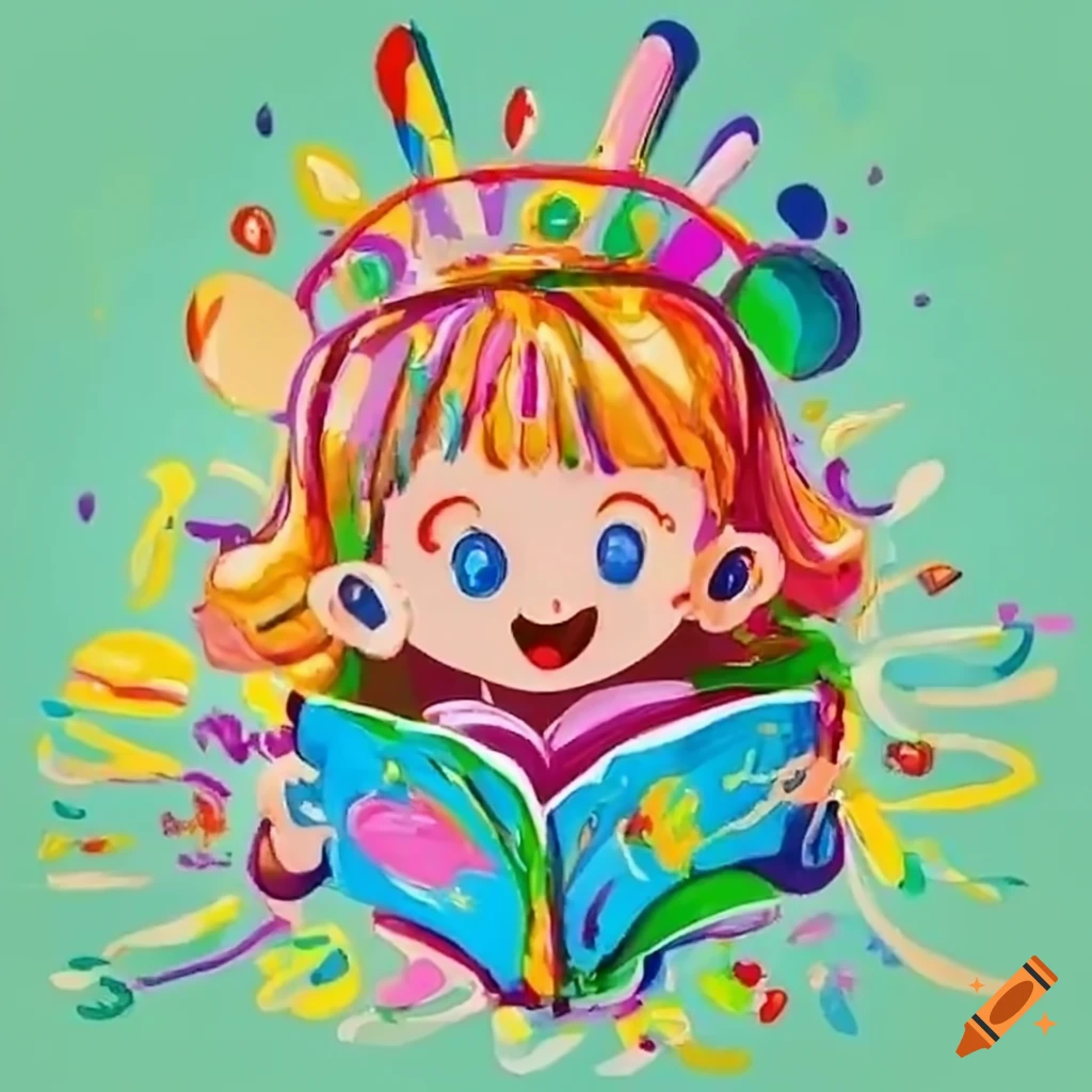 Small children singing in school choir on Craiyon