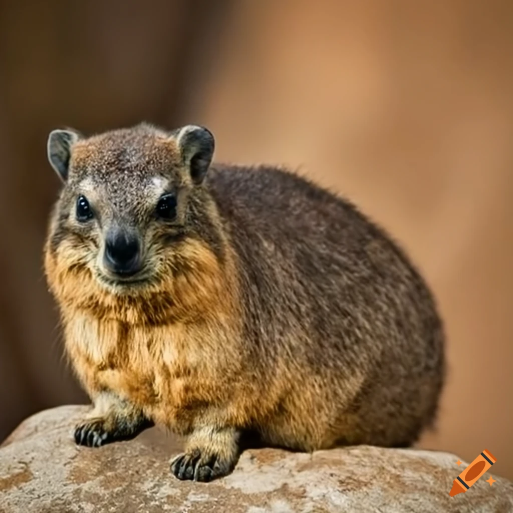 Rock hyrax on Craiyon