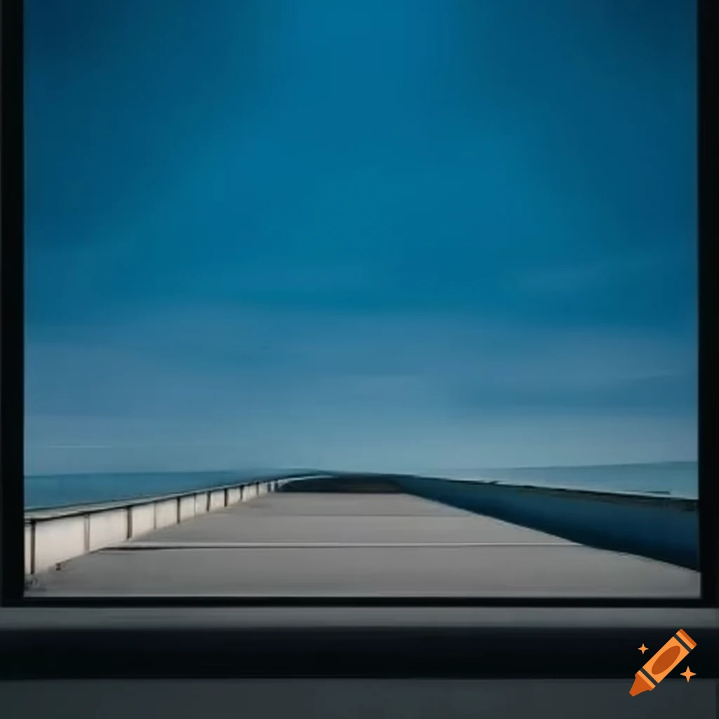 Open passageway leading to a skybox on Craiyon