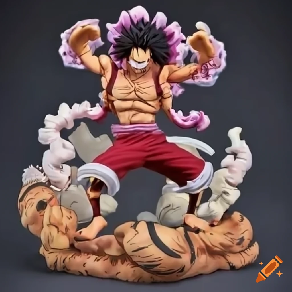 Luffy Gear 4 Tigerman transformation on Craiyon
