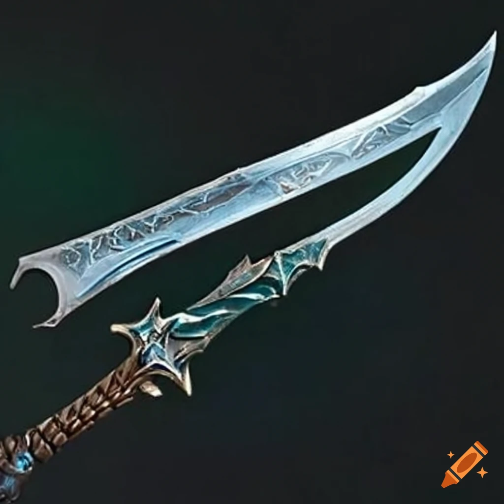 Mythic fantasy master scimitar on Craiyon