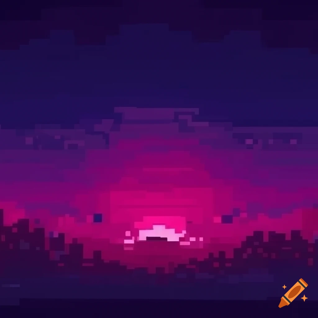 Pixel art background 1920x1080 resolution on Craiyon