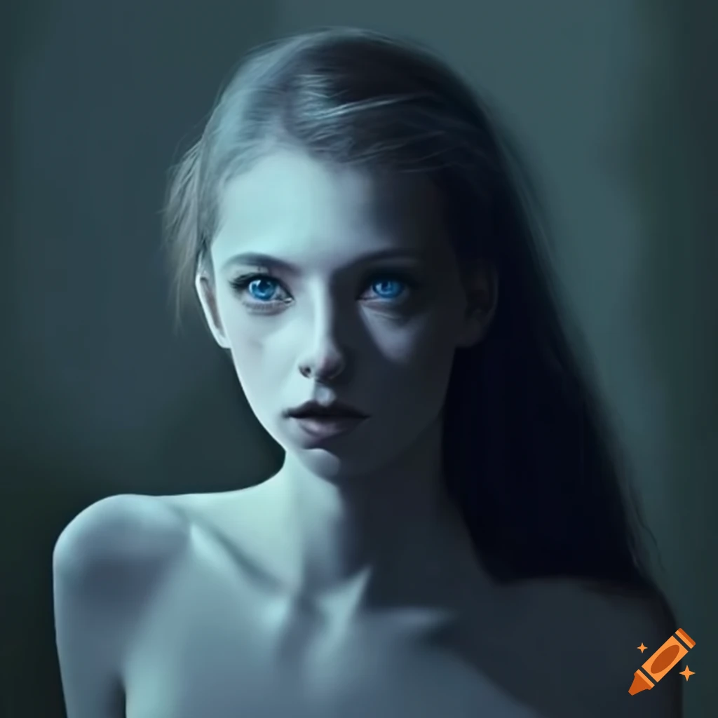 White shadow girl on Craiyon