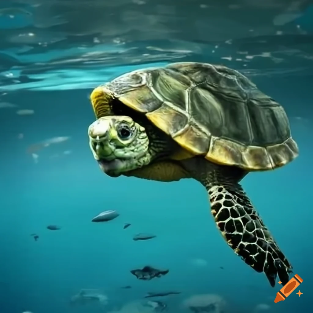 Super turtle on Craiyon