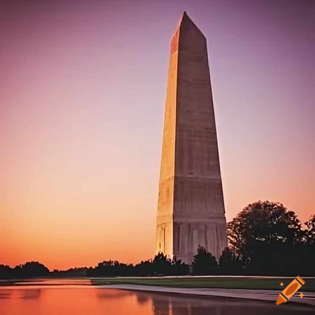 Base of the washington memorial on Craiyon