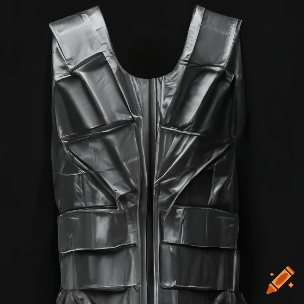 Rick owens plastic vest in high definition on Craiyon