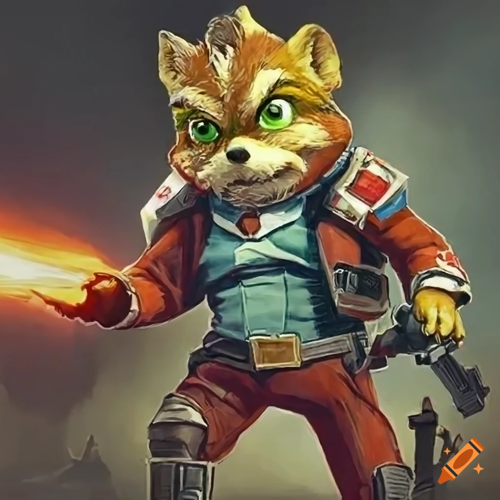 First person shooter game star fox artwork by james gurney inspired by ...
