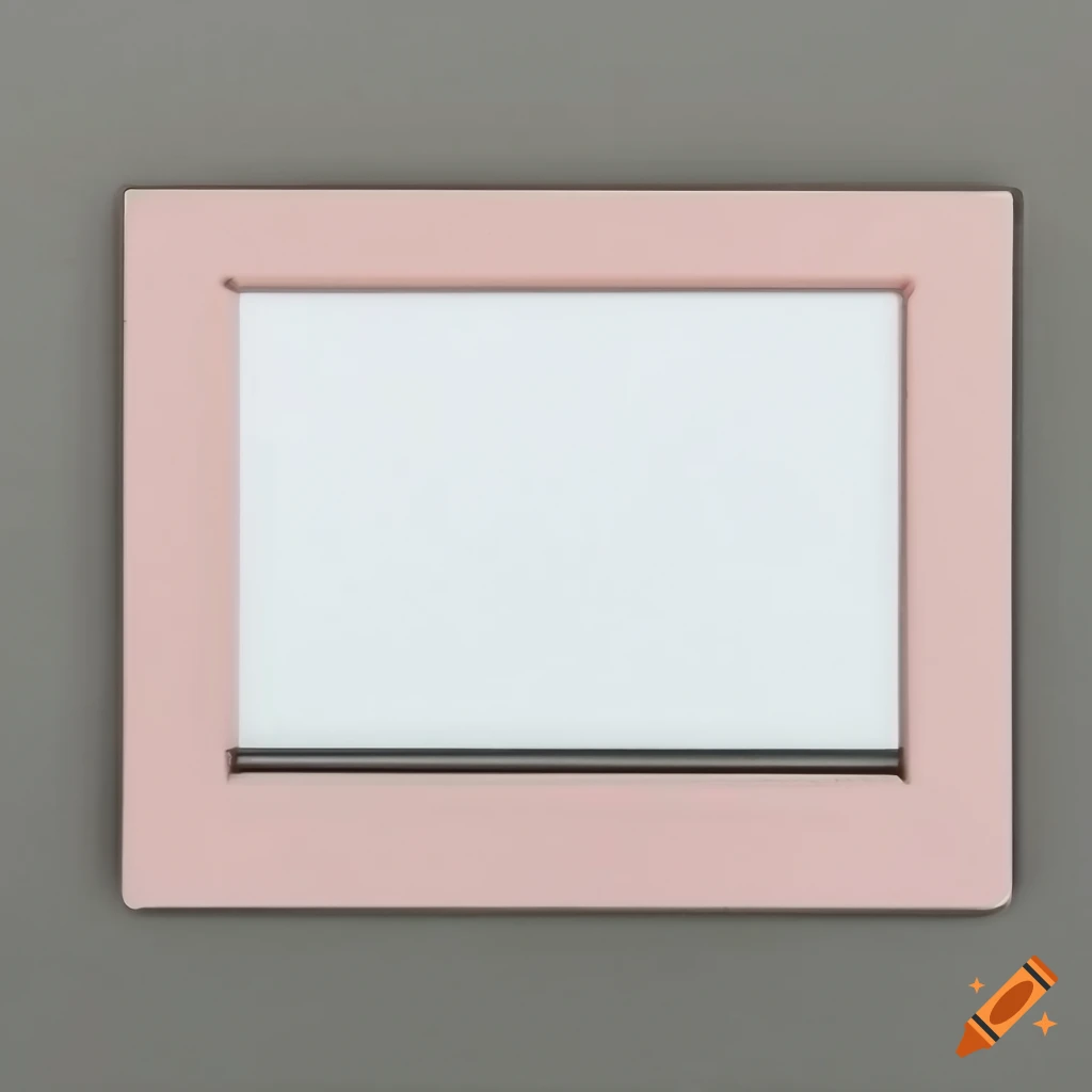 Light pink polaroid frame on Craiyon