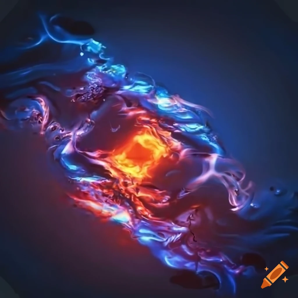 Fluid flow around a cpu chip with streamlines and combustion flame on ...