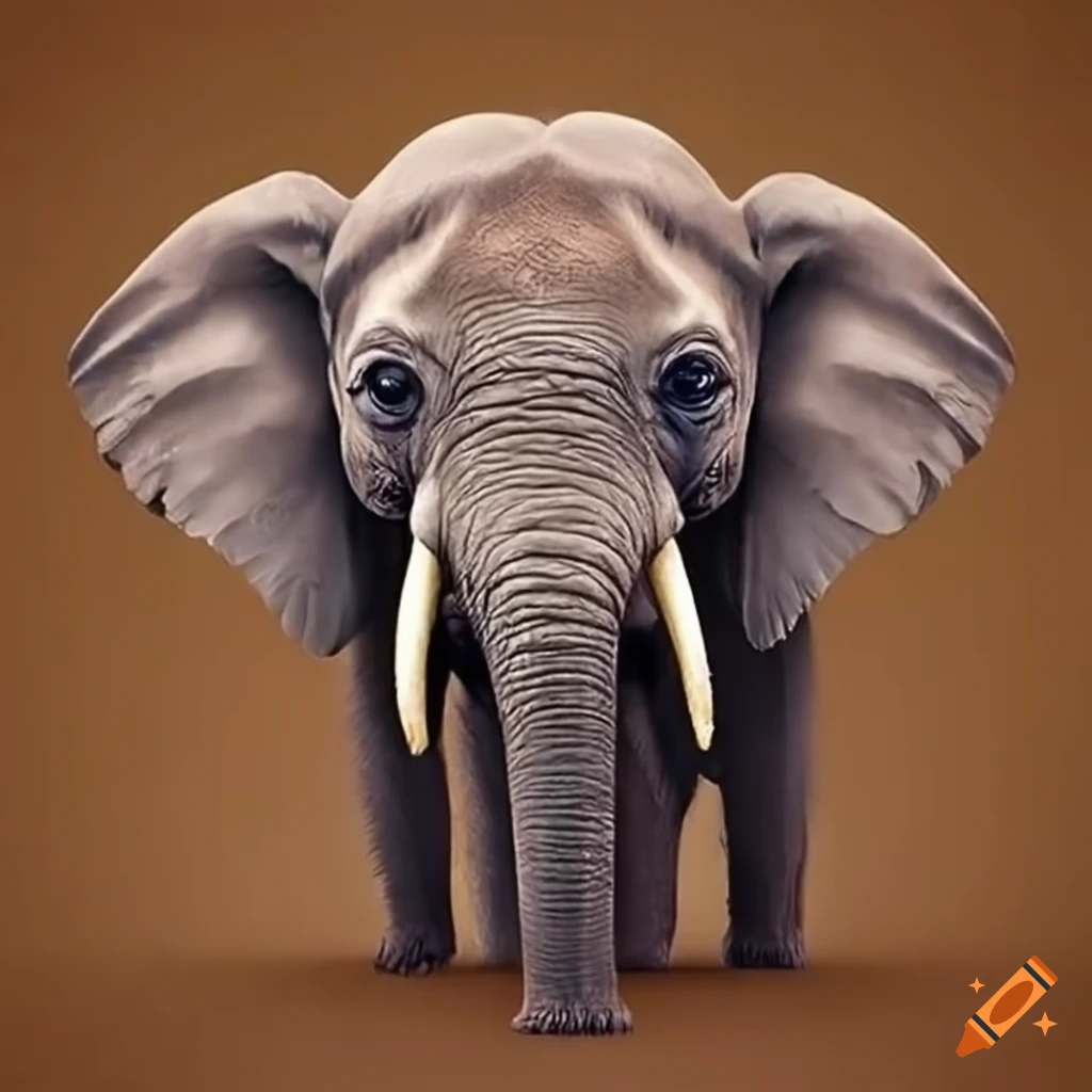 Elephant and monkey together on Craiyon