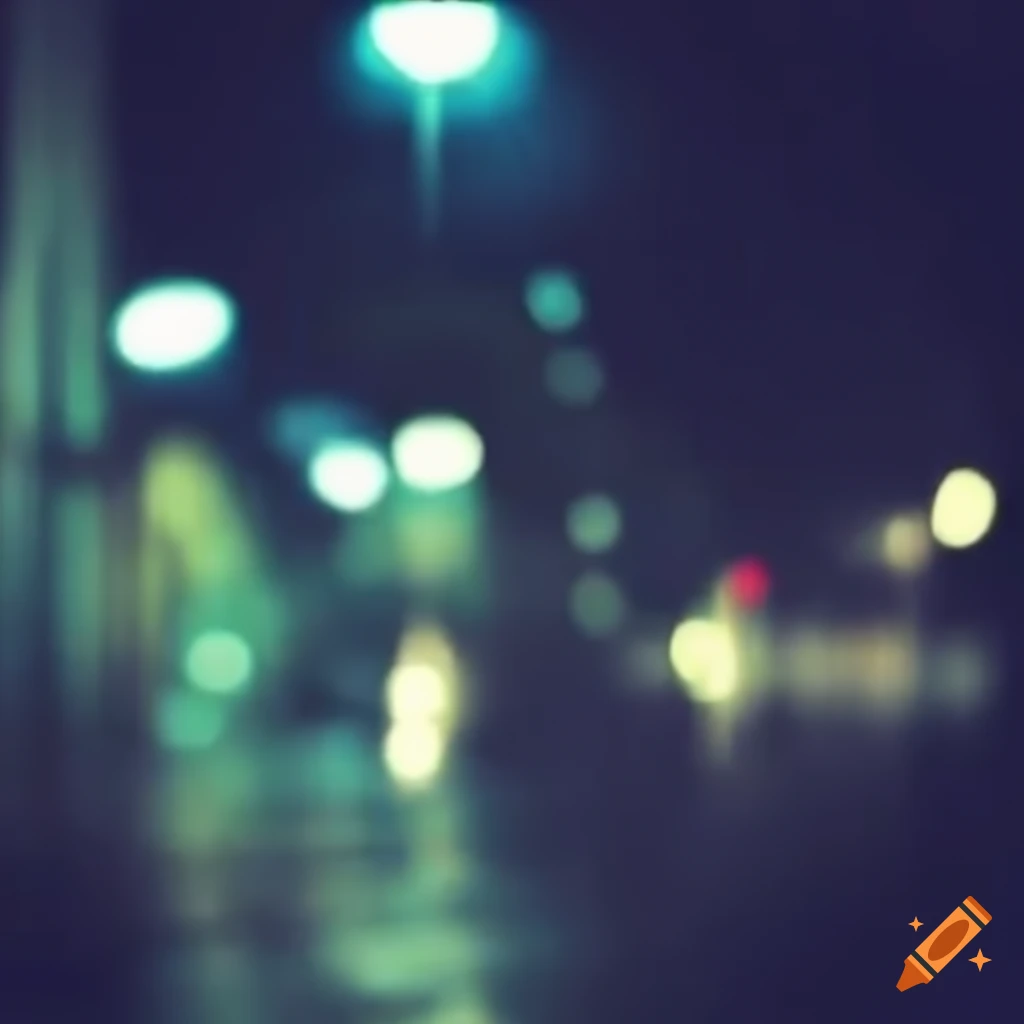 Blurry street light on Craiyon