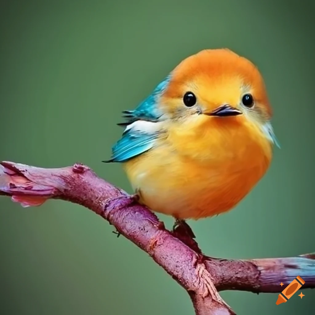 Cute bird on Craiyon