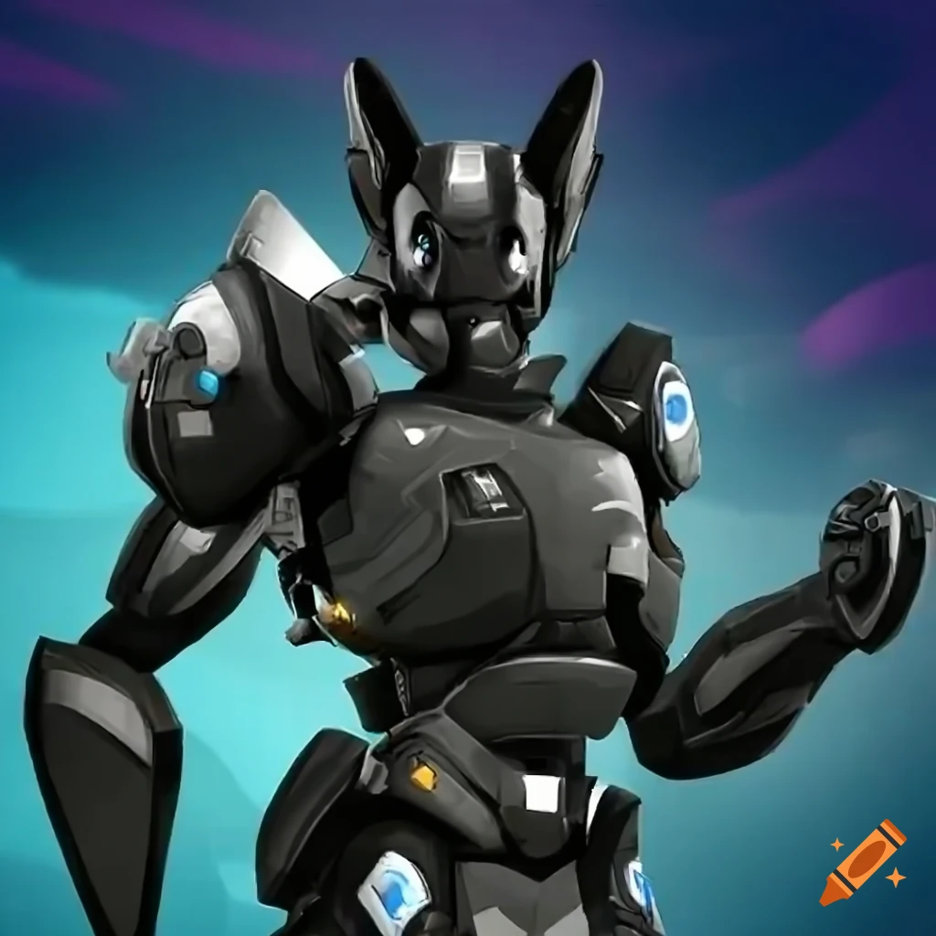 Sci-fi humanoid android inspired by my little pony on Craiyon