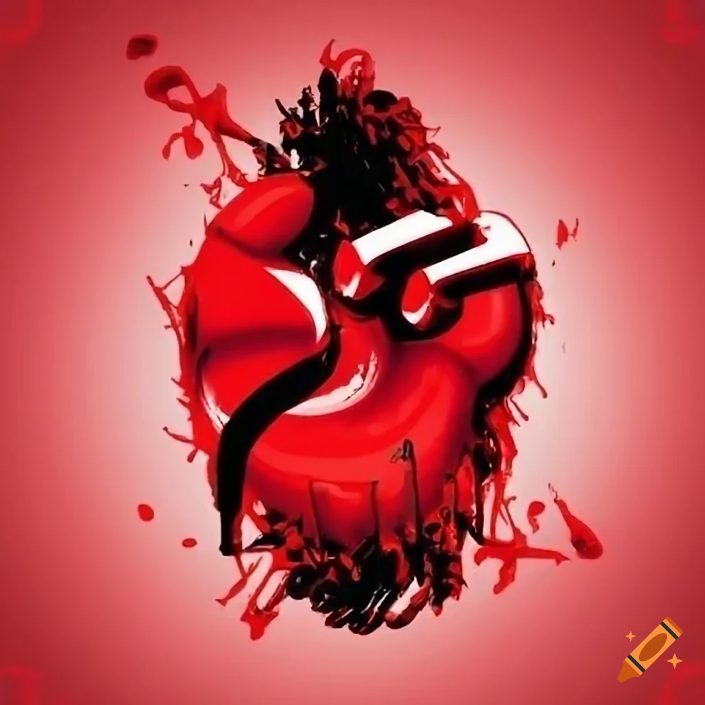 Bold and edgy rock band logo design in red with the words BIG RED DAY ...