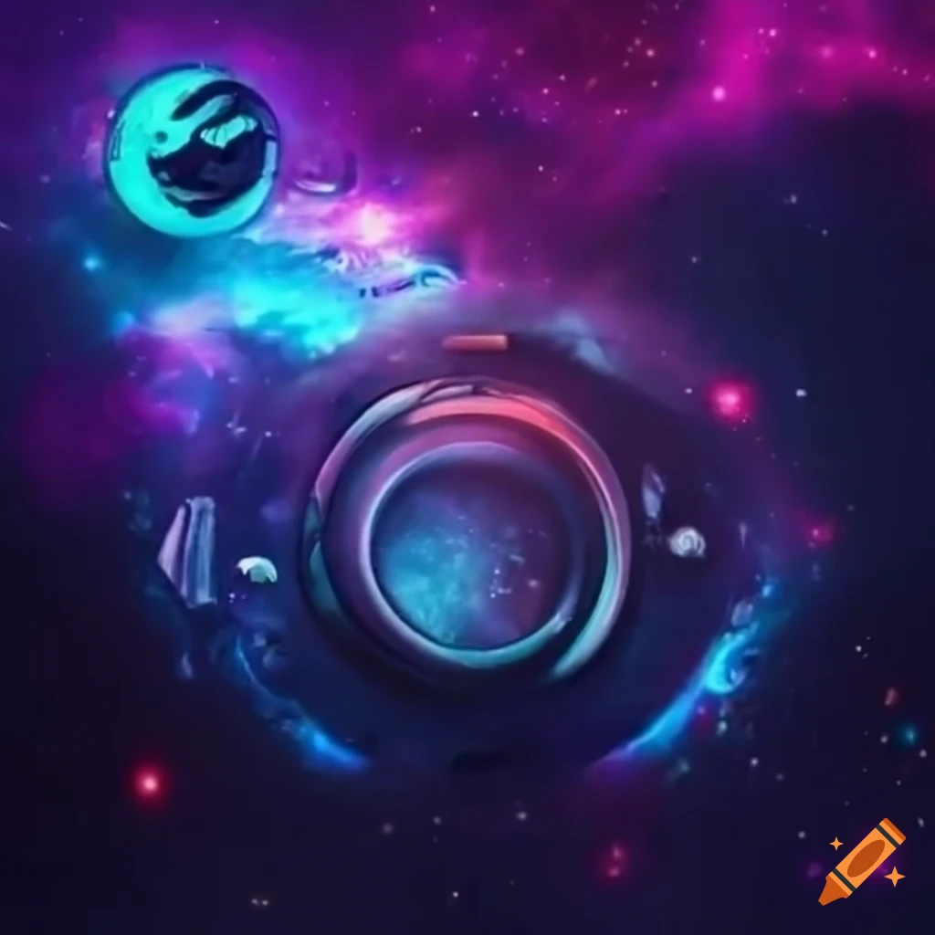 Sleek space-themed Twitch banner with the text 'Kud1tv' on Craiyon