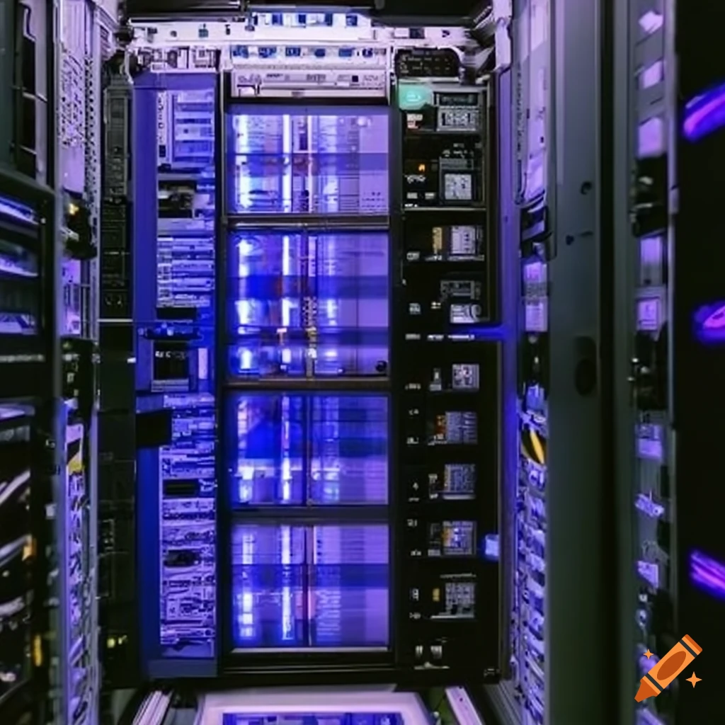 Server room on Craiyon
