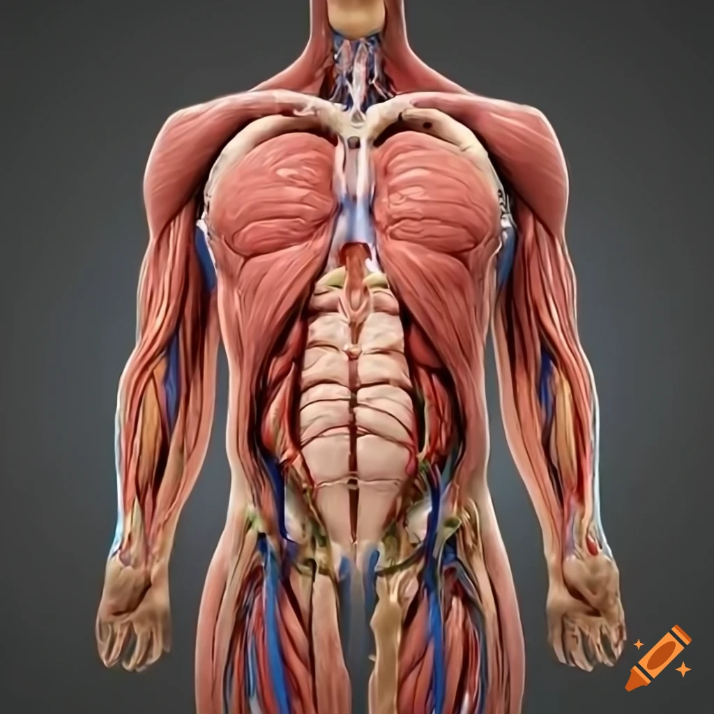 Anatomy of the inguinal region showing nerves, veins, and muscles on ...