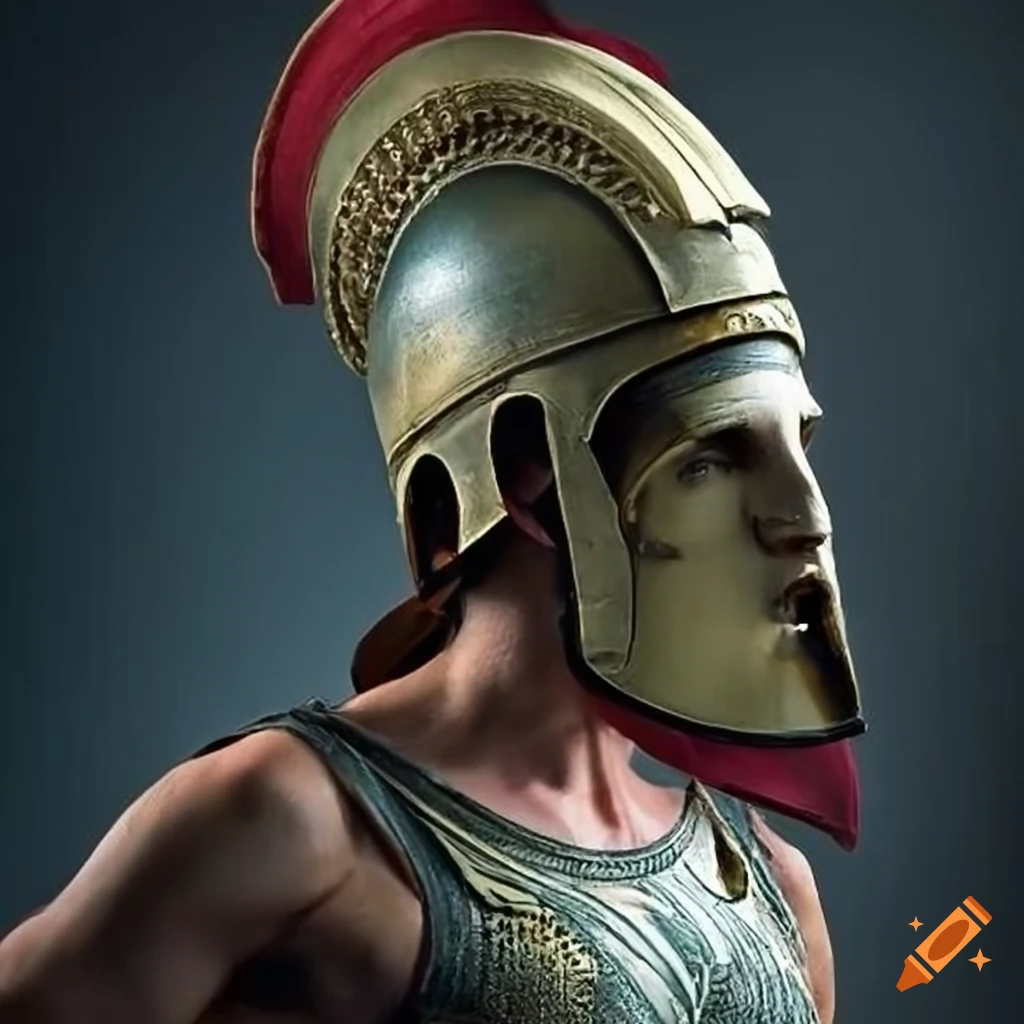 Ancient greek soldier on Craiyon