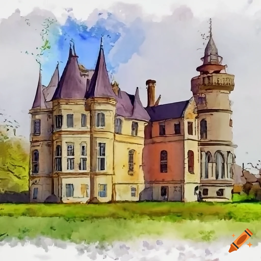 Old victorian castle on Craiyon