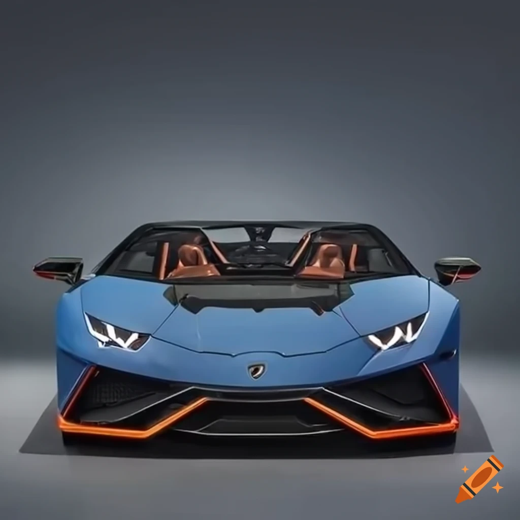 Lamborghini huracán sto spyder without windscreen on Craiyon