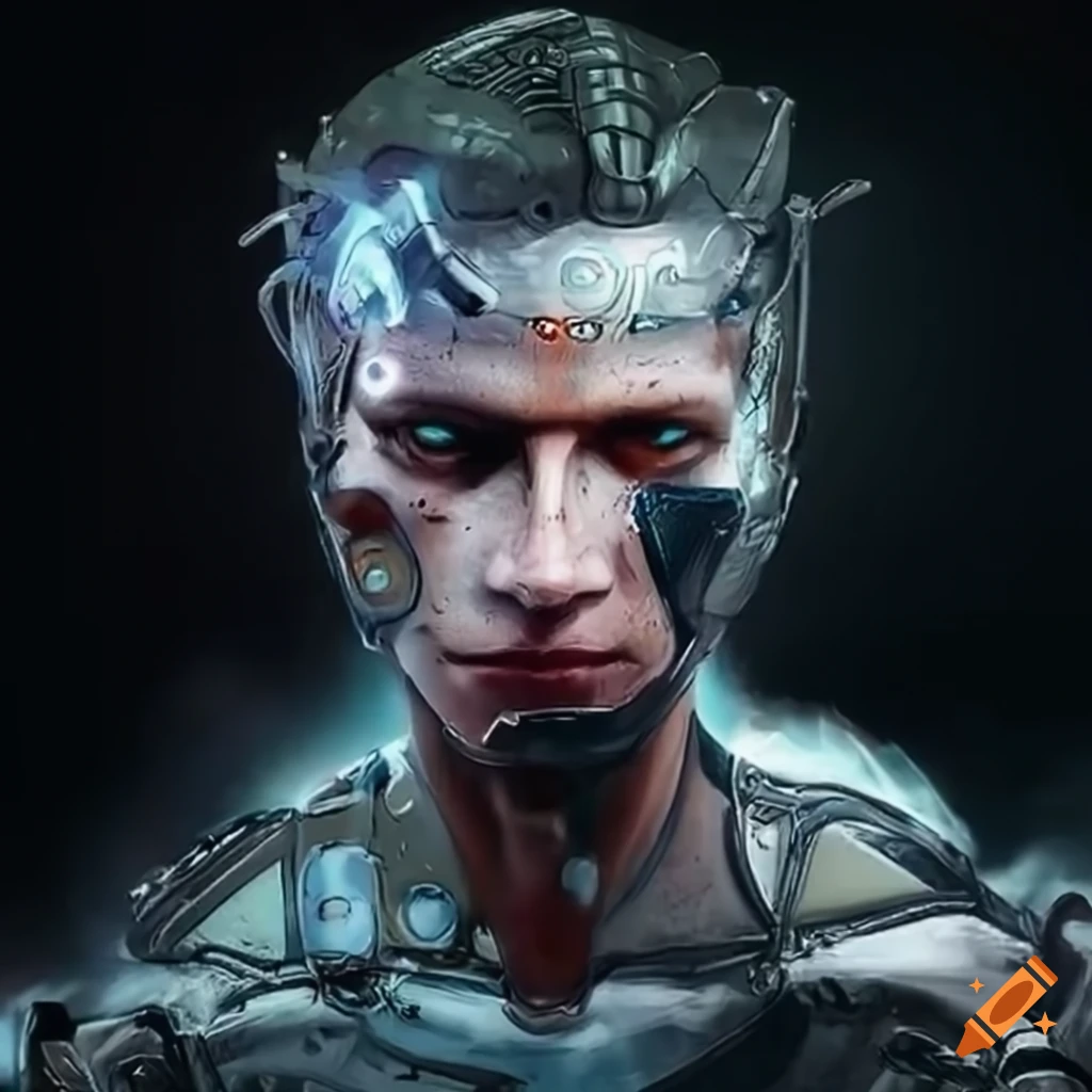 Cyborg concept design on Craiyon