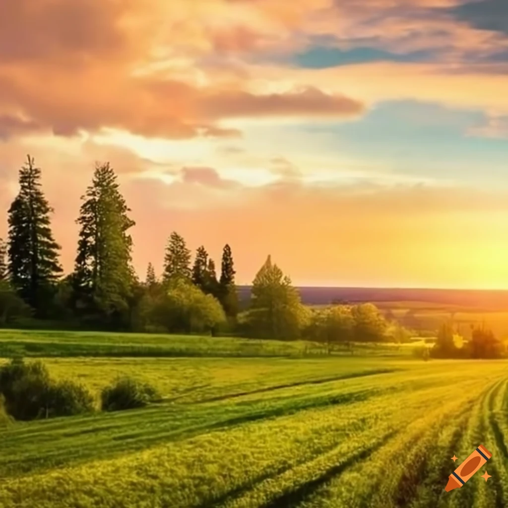 Stunning landscape of Lithuania with traditional attire and flag on Craiyon