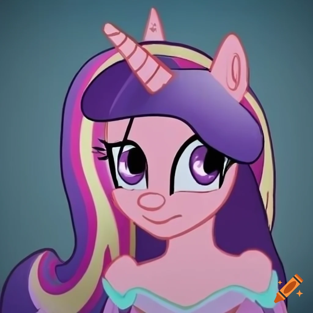 Human princess cadance on Craiyon