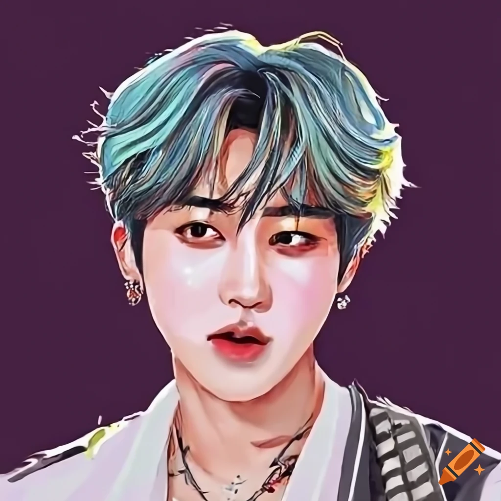 Stray kids member han jisung on Craiyon