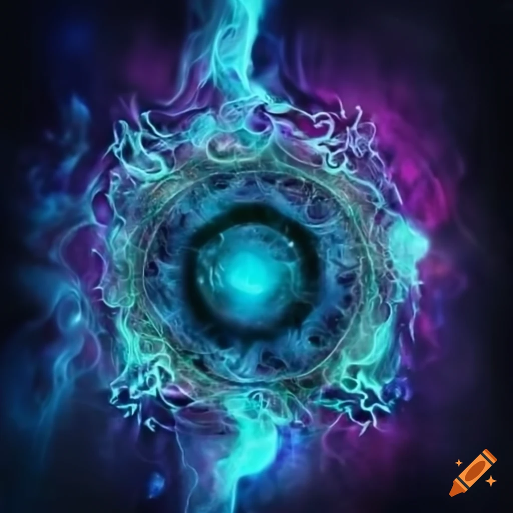 Chaos star and elder seal sigil for soul core repair and healing on Craiyon