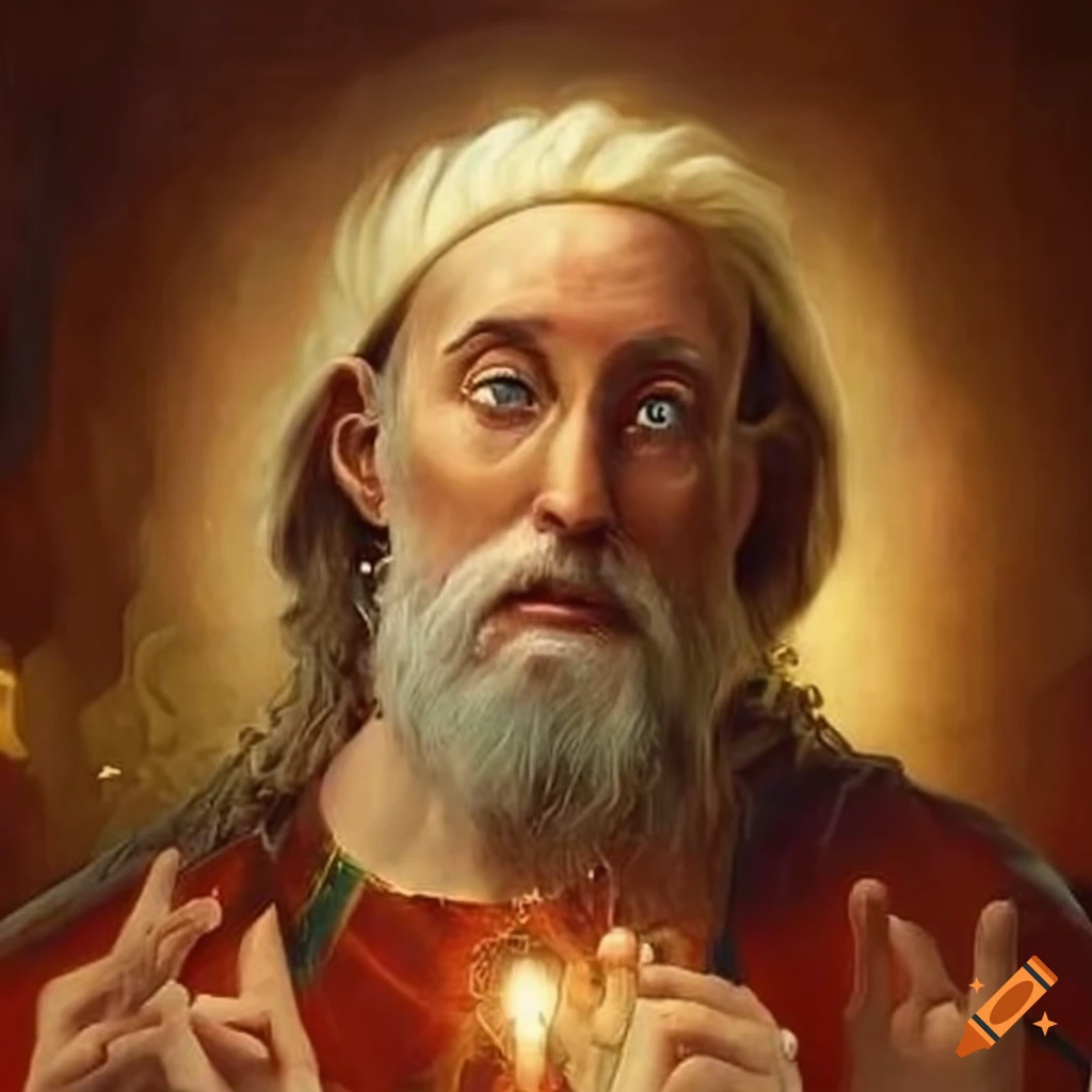 Biblical art depicting celebration on Craiyon