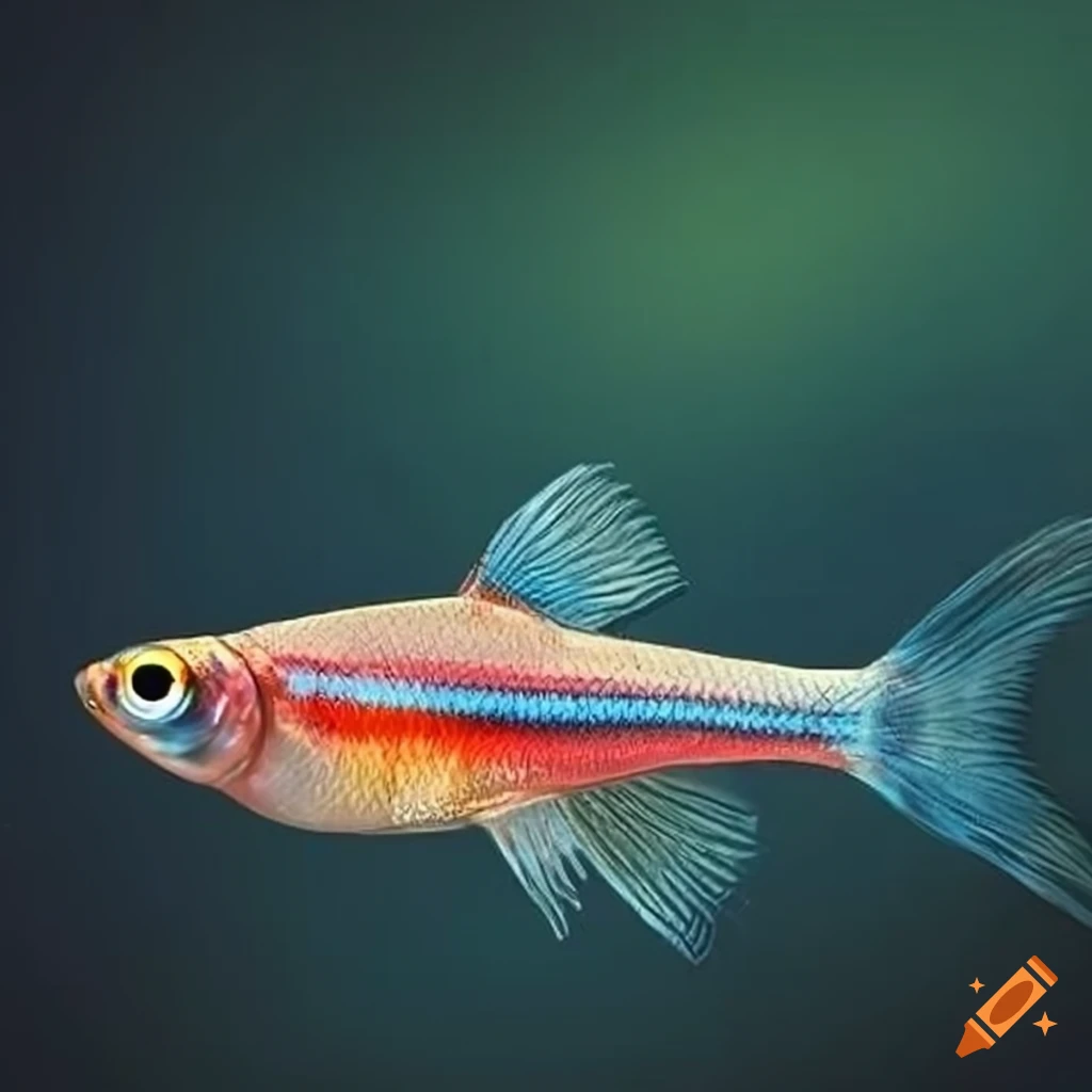 Minnow fish as brain power concept on Craiyon