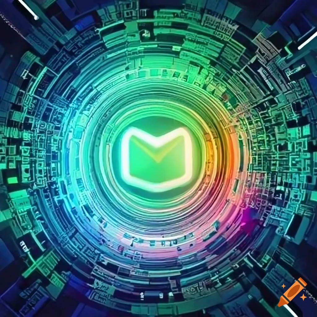 Deloitte-themed cyber security awareness email header image on Craiyon